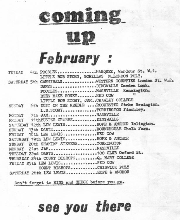 The 1977 Gig List – Our Soundscene