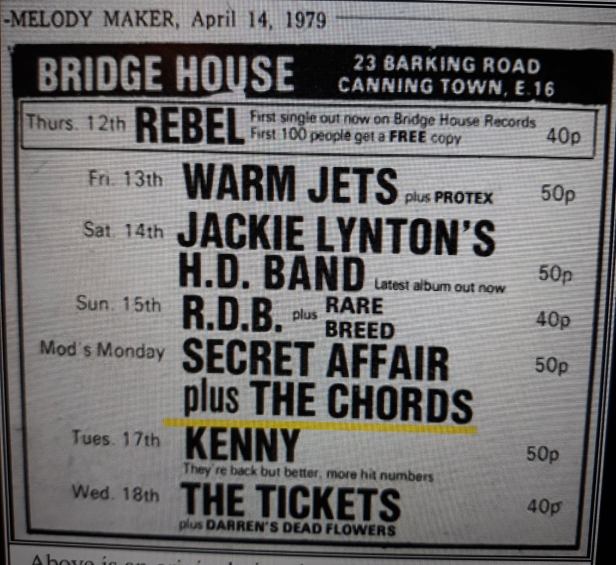 The 1979 Gig List – Our Soundscene