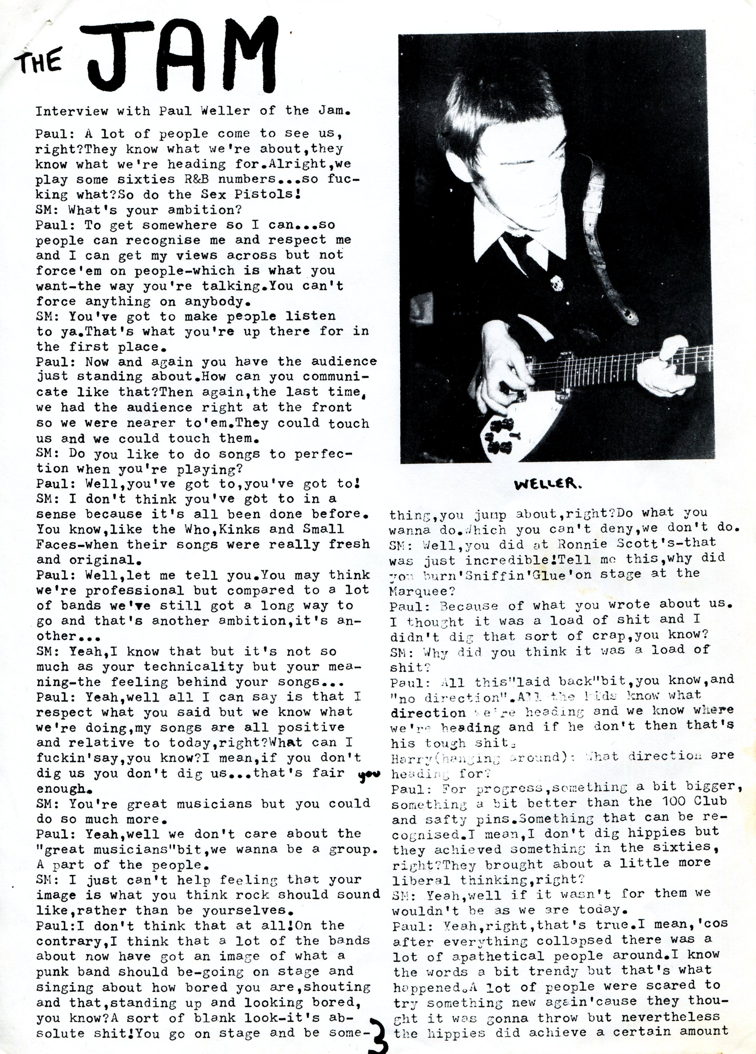 The Jam – Our Soundscene