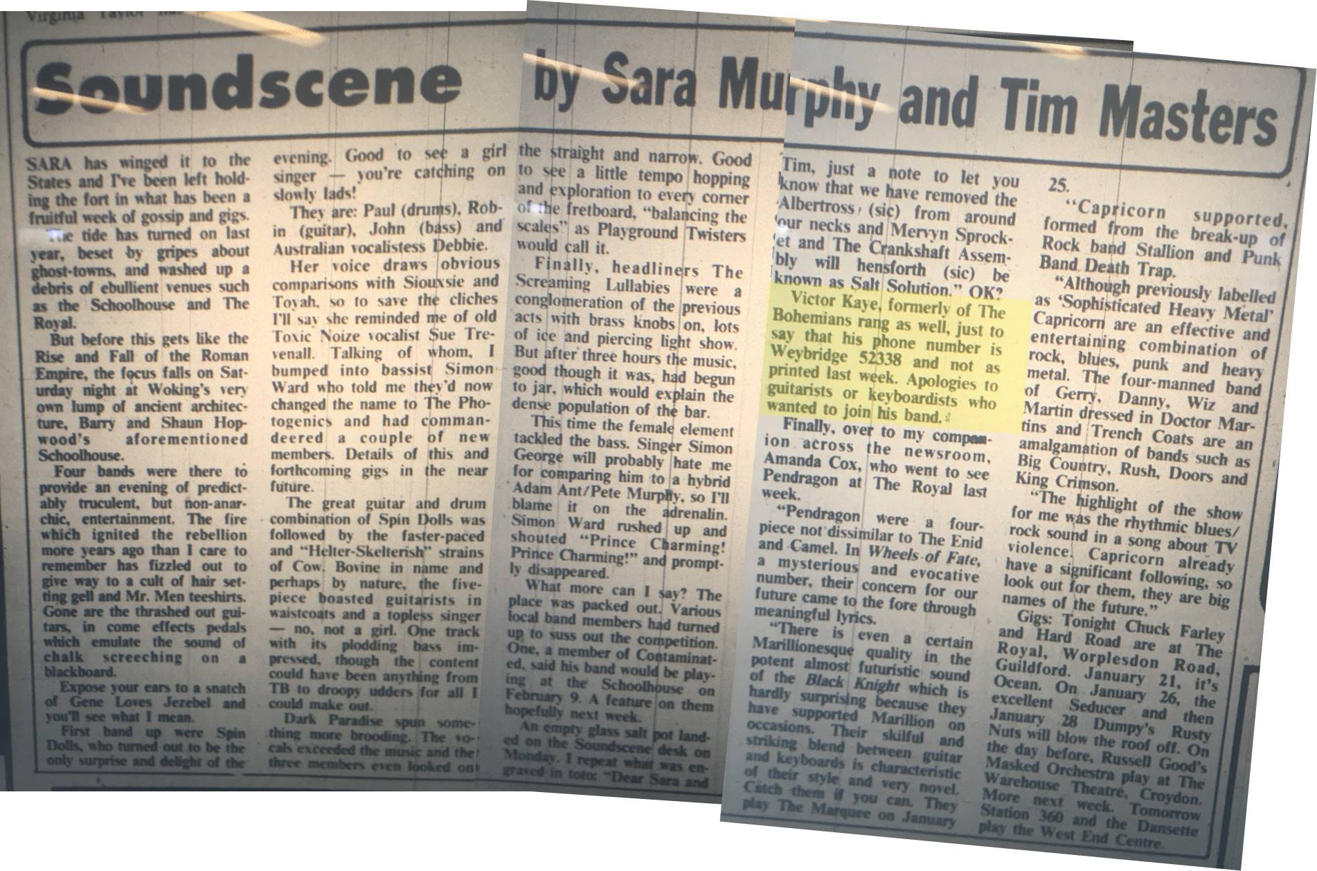 The Bohemians – Our Soundscene