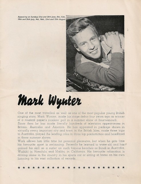 Mark Wynter – Our Soundscene