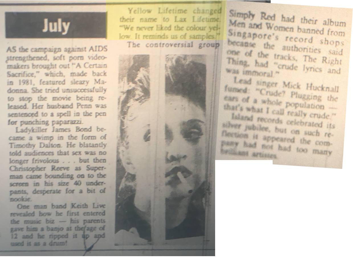 Yellow Lifetime – Our Soundscene