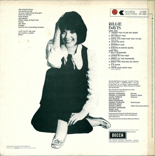 Billie Davis – Our Soundscene