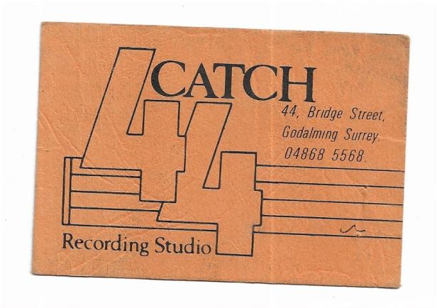 Catch 44 Studio, Godalming – Our Soundscene
